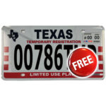 Temporary 30 Days Plate Texas | Fast Vehicle Permit